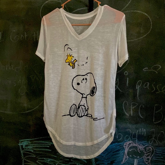 Peanuts | Tops | Peanuts Snoopy Tshirt | Poshmark